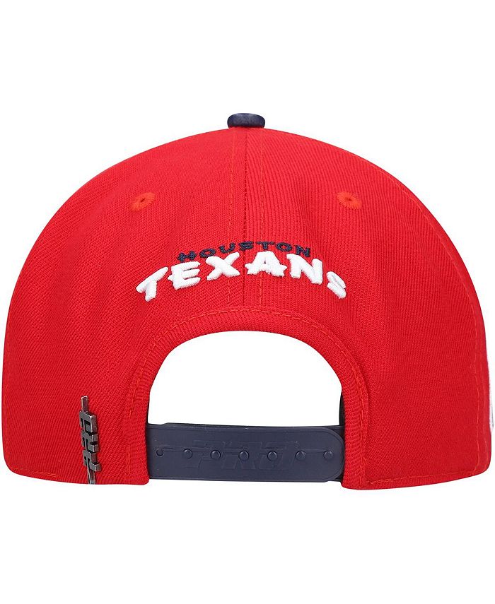 Pro Standard Men's Red, Navy Houston Texans 2Tone Snapback Hat - Macy's