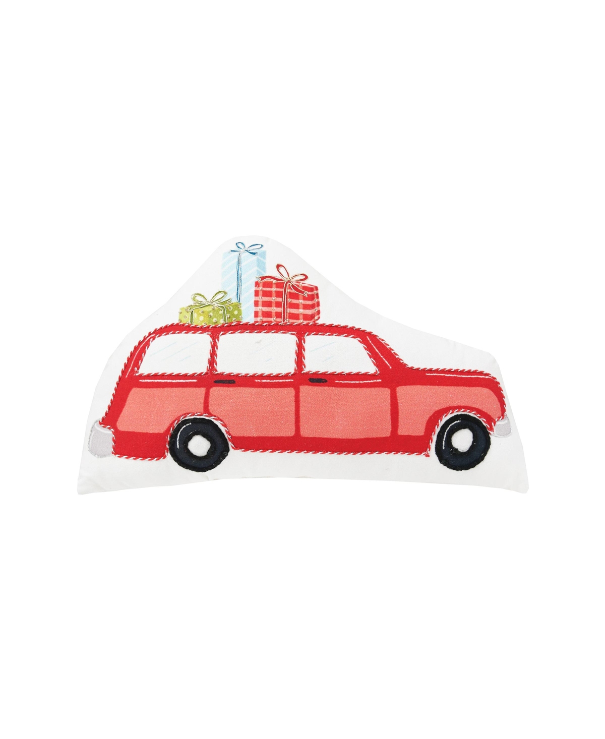 Click here for Christmas Car Printed & Embellished Throw Pillow -... prices