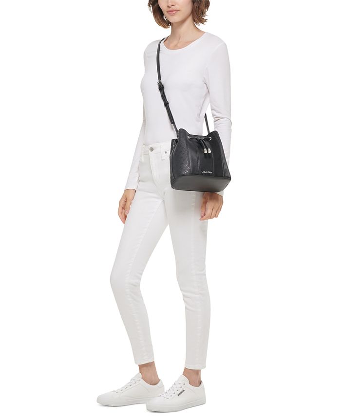 Calvin Klein Gabrianna Mini Bucket Bag & Reviews - Handbags ...