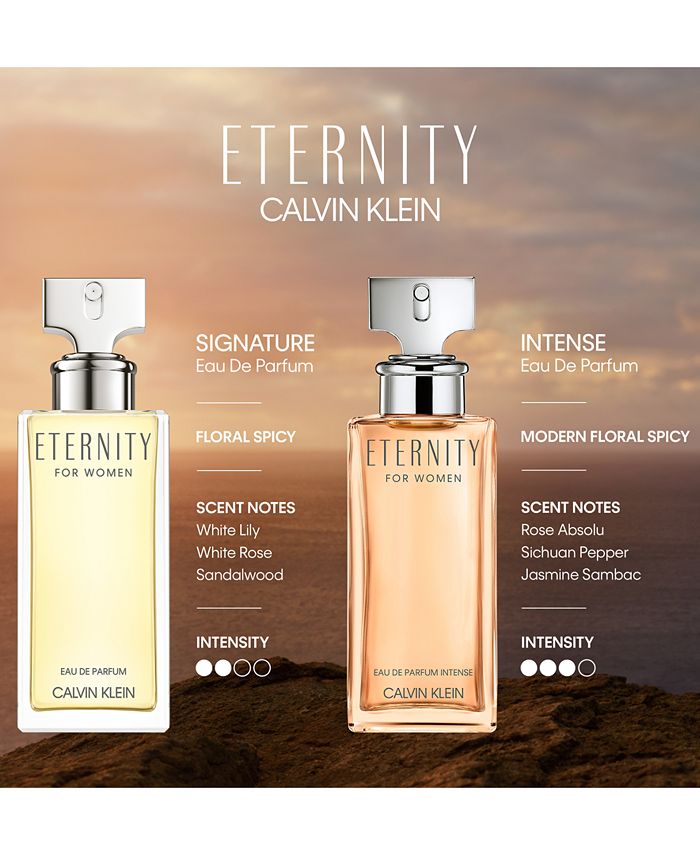 Calvin Klein Eternity Eau de Parfum Intense, 3.3 oz. - Macy's