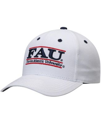 Men's The Game White FAU Owls Classic Bar Structured Adjustable Hat ...