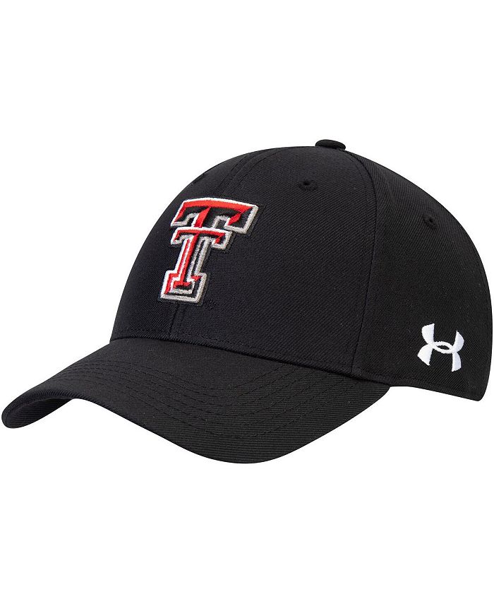 Under Armour Men's Black Texas Tech Red Raiders Classic Structured ...