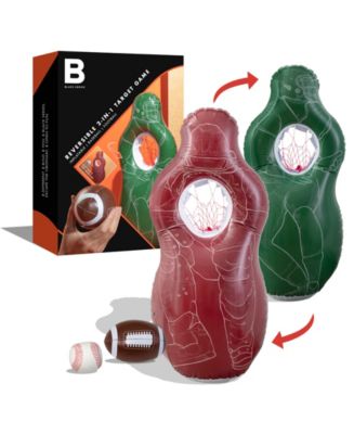 Black Series Inflatable 2-Sided Receiver and Catcher Toss Party Game ...