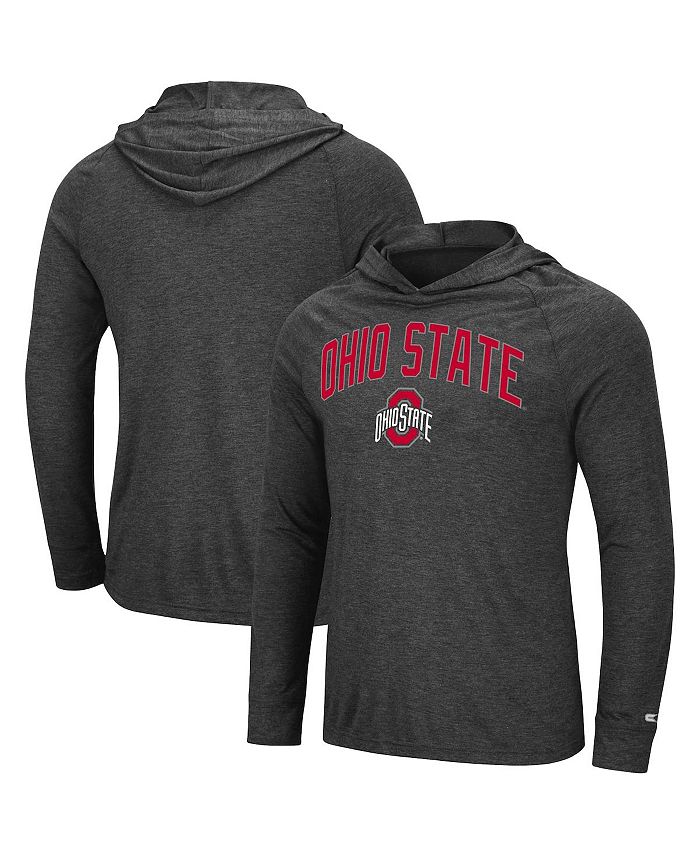 Colosseum Men's Heathered Charcoal Ohio State Buckeyes Big and Tall ...