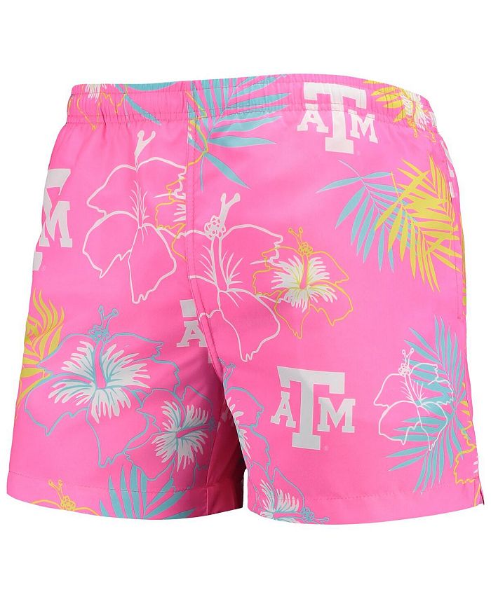 FOCO Men's Pink Texas A&M Aggies Neon Floral Swim Trunks & Reviews ...