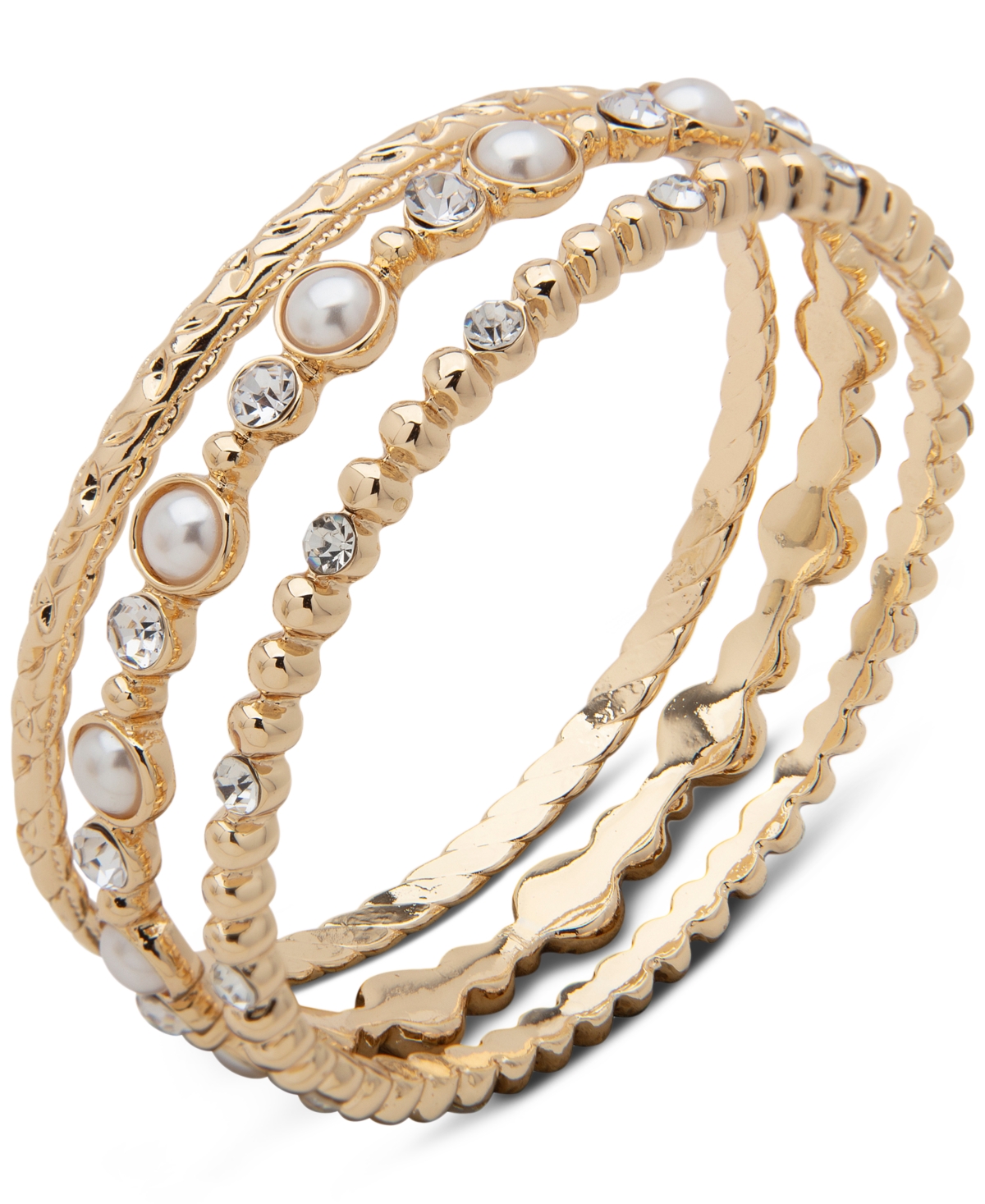 Click here for Anne Klein Gold-Tone 3-Pc. Set Crystal & Imitation... prices