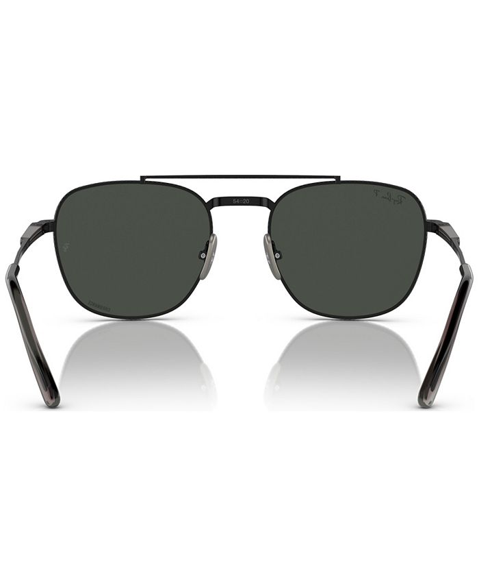Ray-Ban Unisex Polarized Sunglasses, Frank II Titanium 51 - Macy's