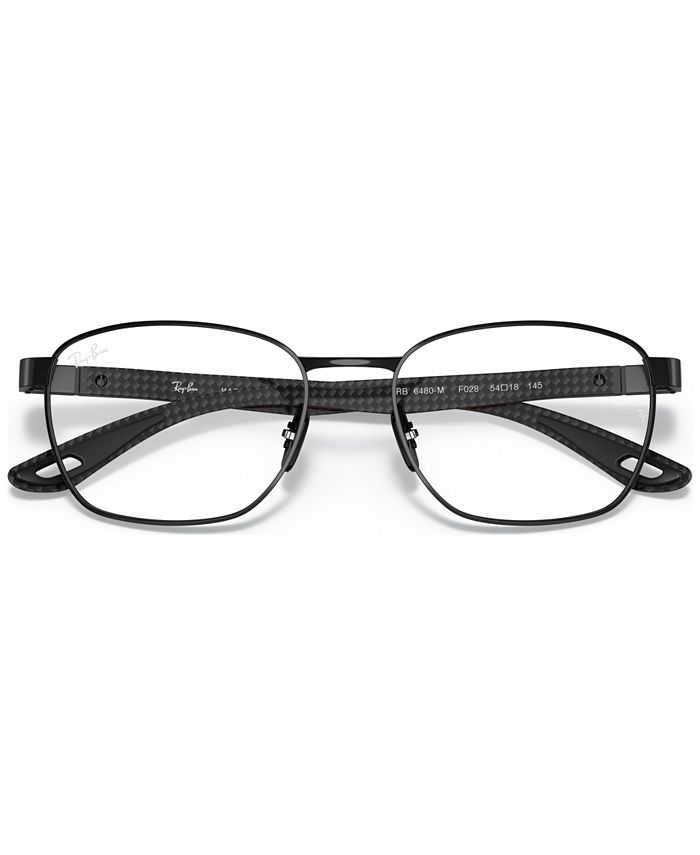 Ray-Ban Scuderia Ferrari RX6480M Unisex Rectangle Eyeglasses - Macy's