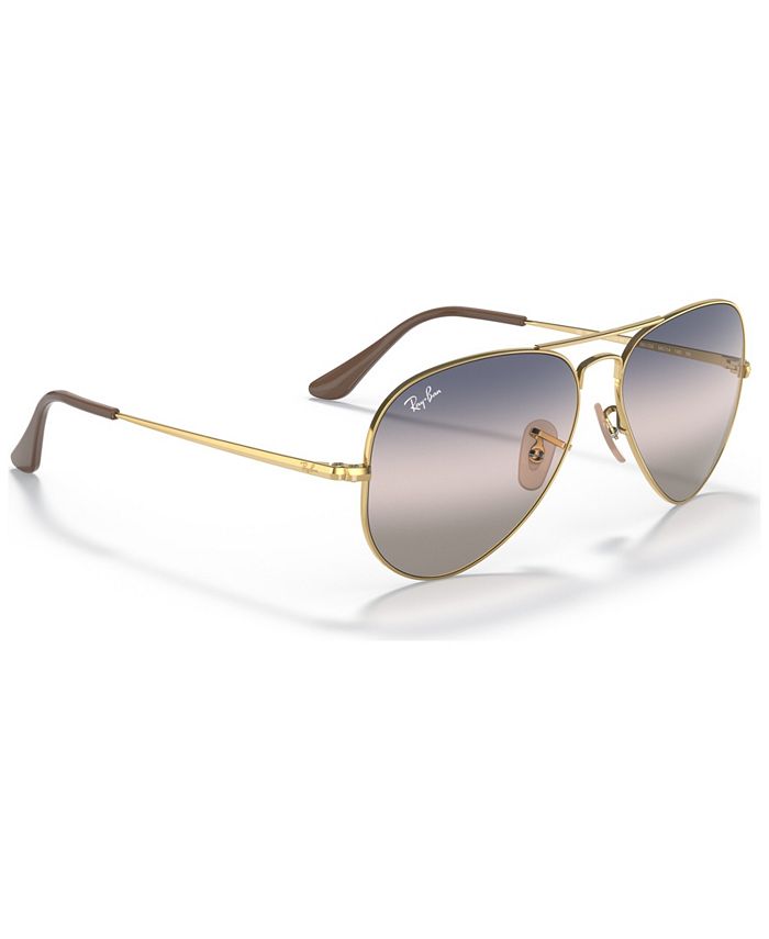Ray-Ban Aviator Metal II Sunglasses, RB3689 GRADIENT - Macy's