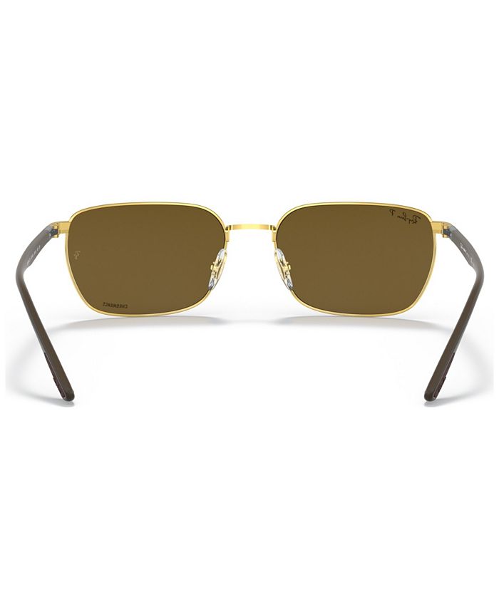 Ray-Ban Unisex Polarized Sunglasses, RB3684CH 58 - Macy's