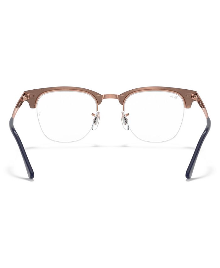 Ray-Ban RX3716VM Clubmaster Metal Optics Unisex Square Eyeglasses - Macy's
