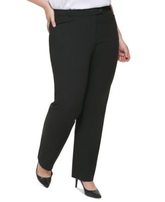 Calvin Klein Plus Size Modern Dress Pants Macy s