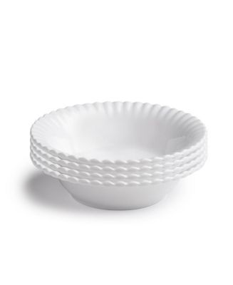 Q Squared Melamine Patio Luxe Lightweight 7.5" Personal Bowls, Set of 4 ...