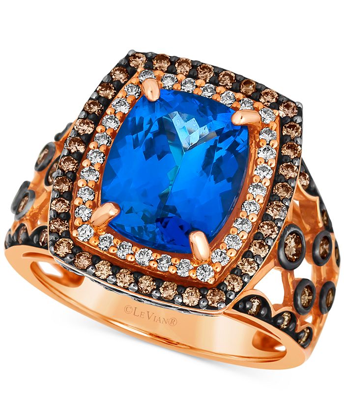 Le Vian Chocolatier® Blueberry Tanzanite (3-5/8 ct. t.w.) & Diamond (7/ ...