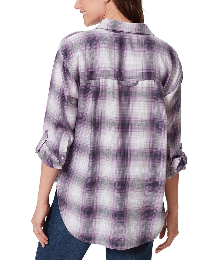 Gloria Vanderbilt Women's Amanda Button-Front Shirt & Reviews - Tops ...
