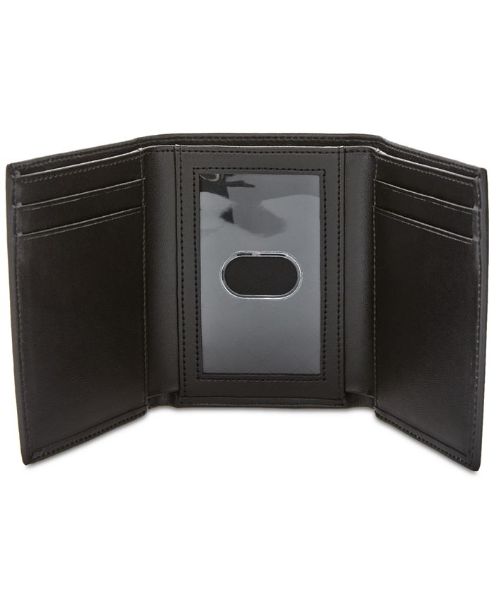 Perry Ellis Portfolio Men's Leather Trifold Wallet - Macy's
