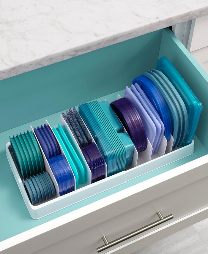 YouCopia 5.50" StoraLid Expandable Container Lid Organizer - Macy's