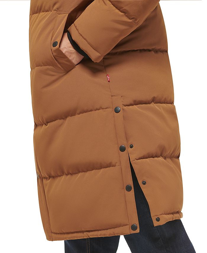Levi's Men's Quilted Extra Long Parka Jacket - Macy's