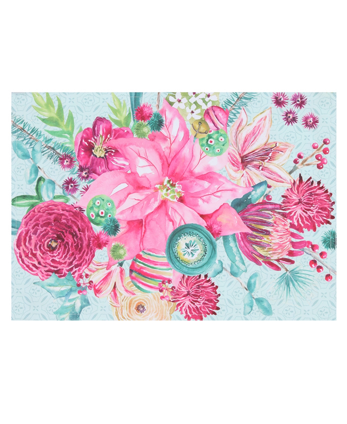 Click here for Laural Home Boho Christmas Set of 4 Placemats  13... prices