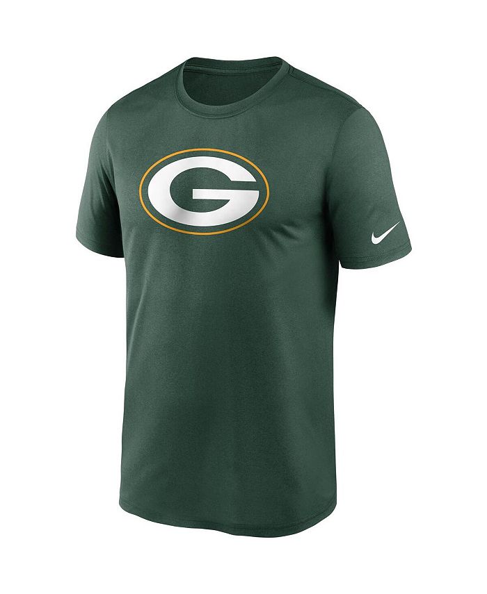 Nike Men's Green Green Bay Packers Logo Essential Legend Performance T ...