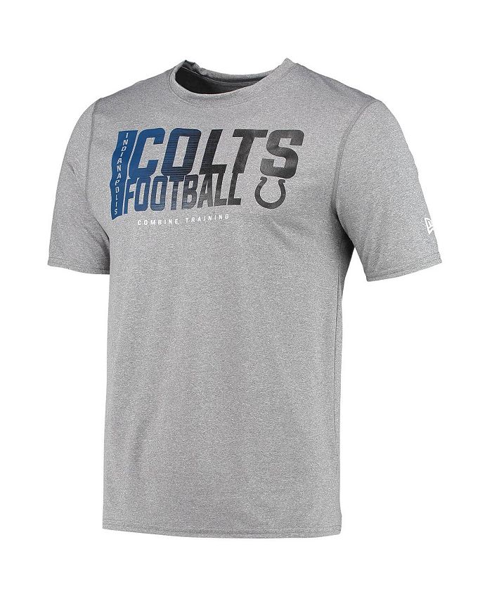 New Era Men's Heathered Gray Indianapolis Colts Combine Authentic Game ...