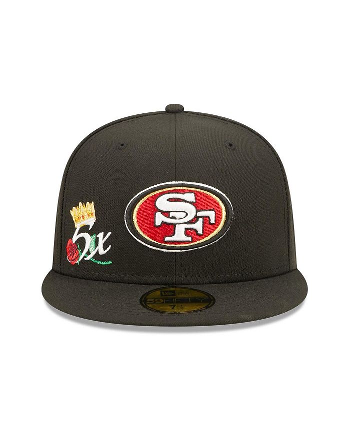 New Era Men's Black San Francisco 49ers Crown 5x Super Bowl Champions ...