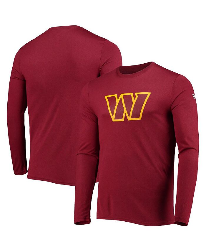 New Era Men's Burgundy Washington Commanders Combine Authentic Stadium ...