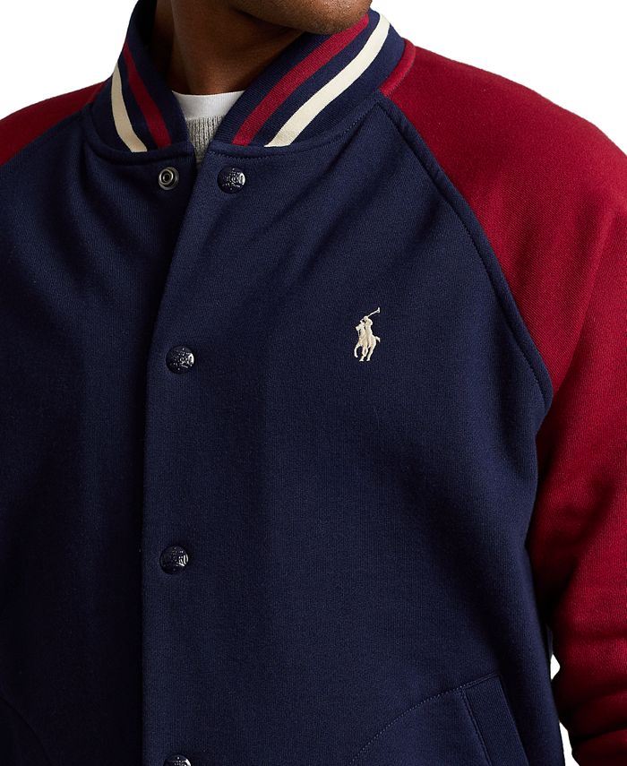 Polo Ralph Lauren Men's Fleece Baseball Jacket - Macy's