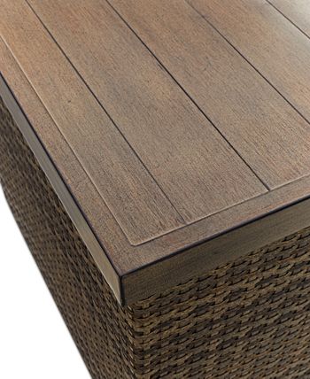 Agio CLOSEOUT! Leighton Outdoor Storage End Table - Macy's
