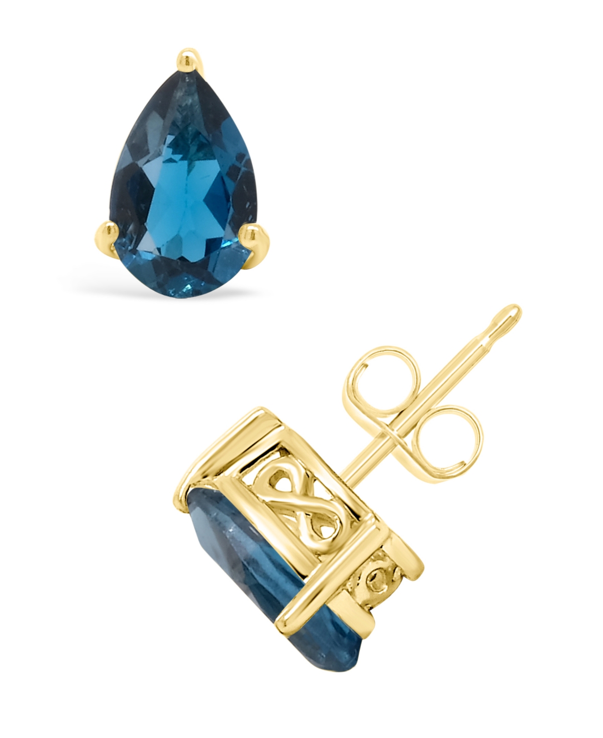 Click here for Macys London Topaz (2-1/10 ct. t.w.) Stud Earrings... prices