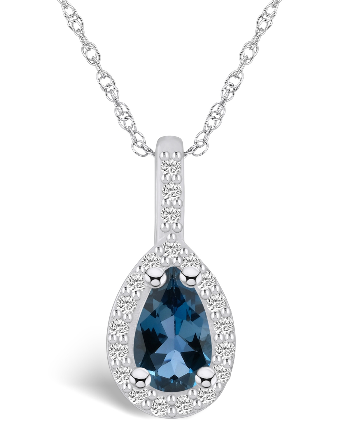 Click here for Macys London Blue Topaz (1 Ct. T.w.) and Diamond (... prices