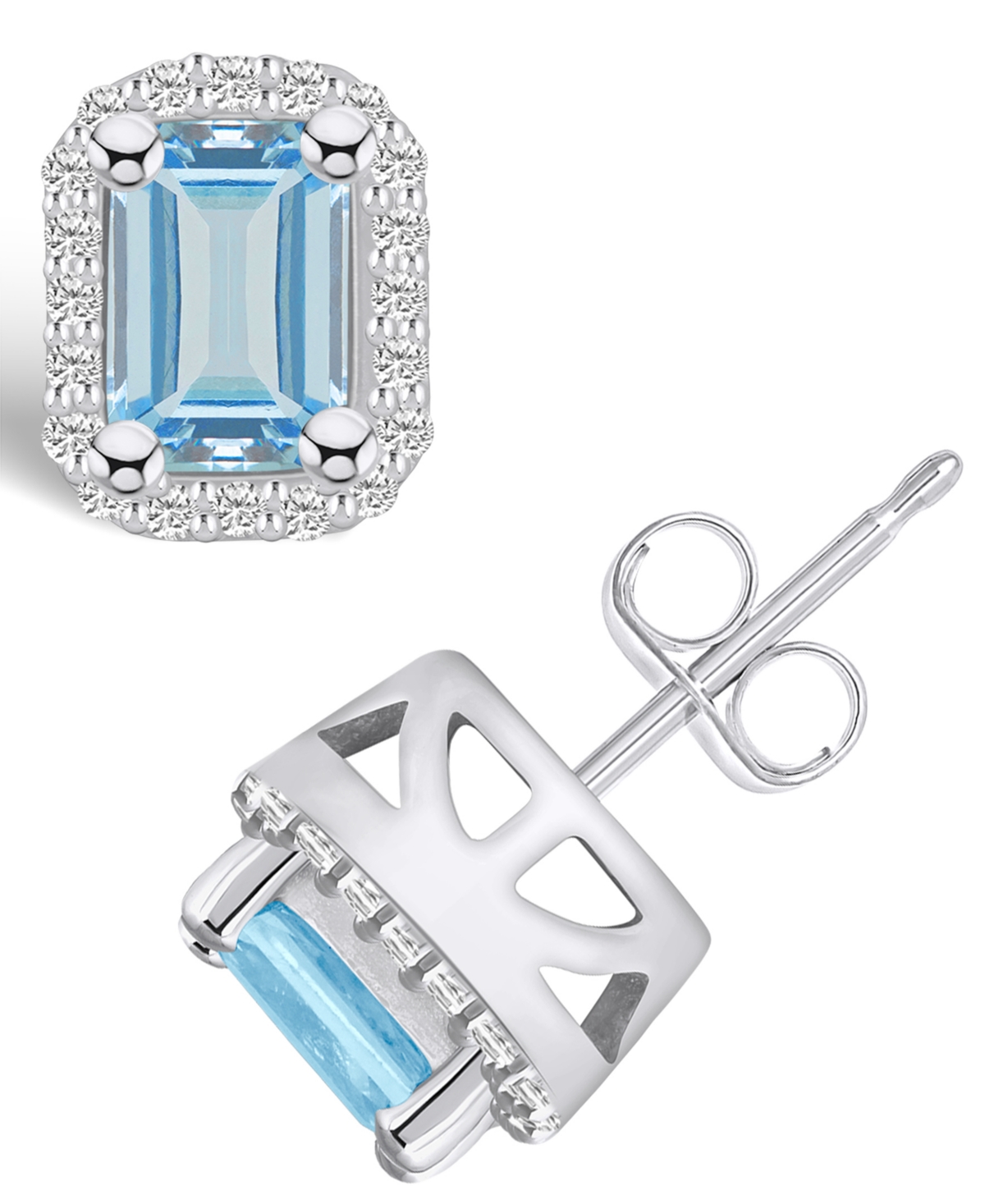 Click here for Macys Aquamarine (1 ct. t.w.) and Diamond (1/5 ct.... prices