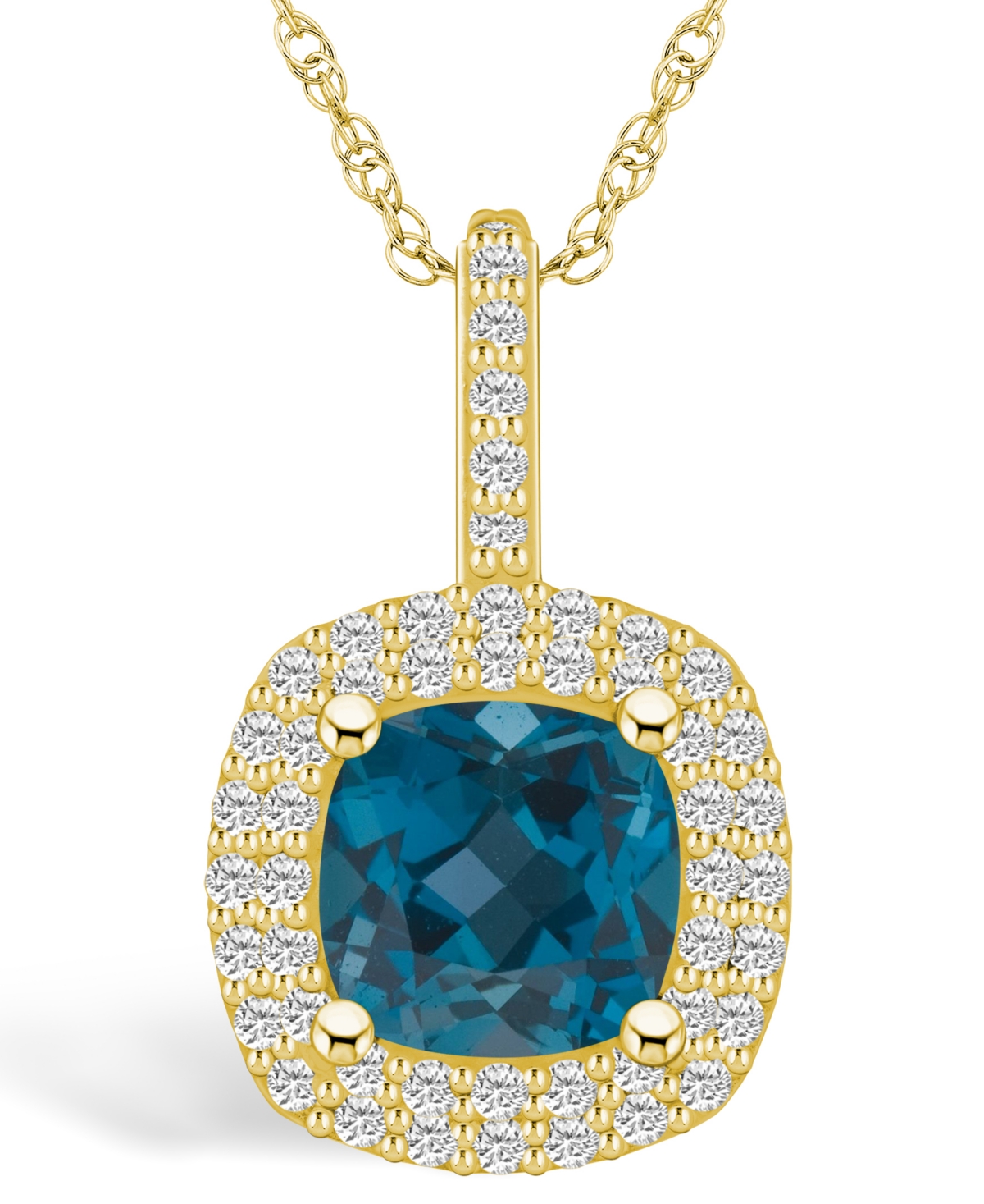 Click here for Macys London Blue Topaz (2-3/4 Ct. T.w.) and Diamo... prices