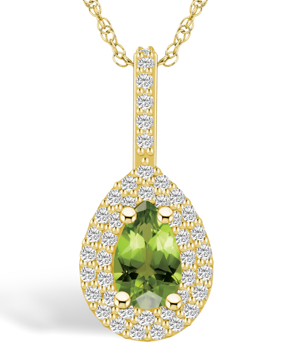 Click here for Macys Peridot (1 Ct. T.w.) and Diamond (3/8 Ct. T.... prices