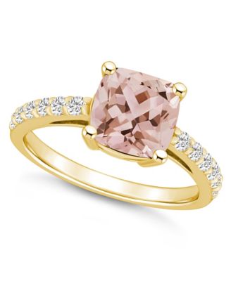 Macy's morganite ring store