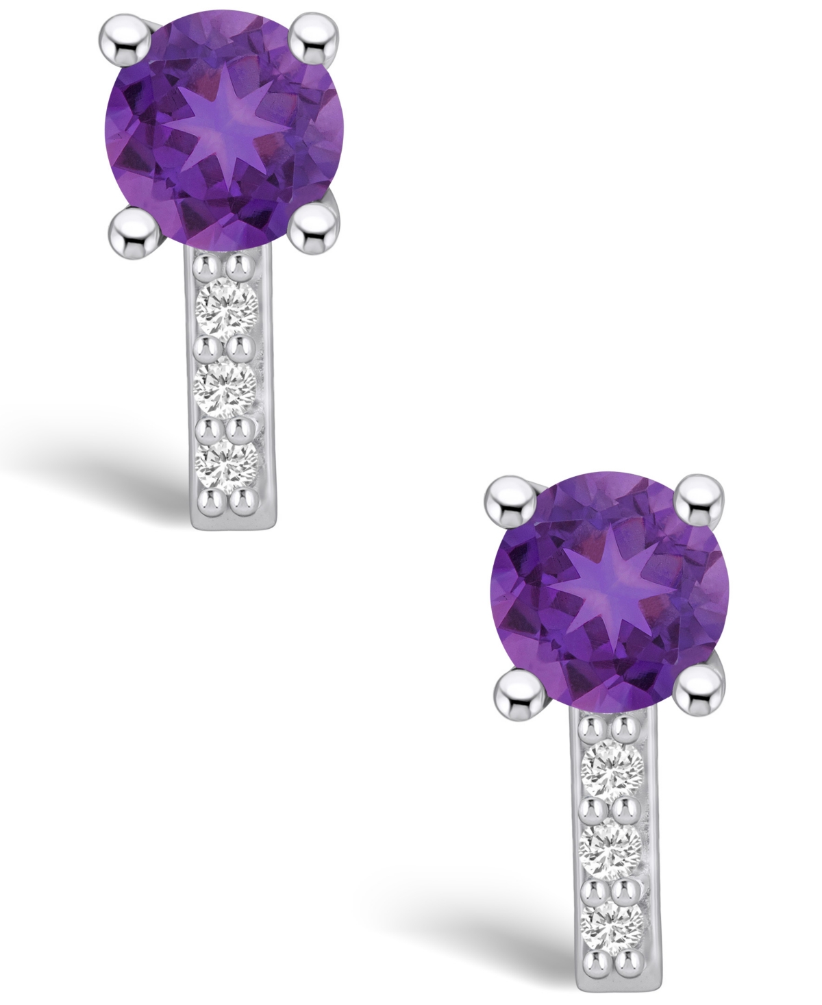 Click here for Macys Amethyst (1-1/2 ct. t.w.) and Diamond (1/8 c... prices