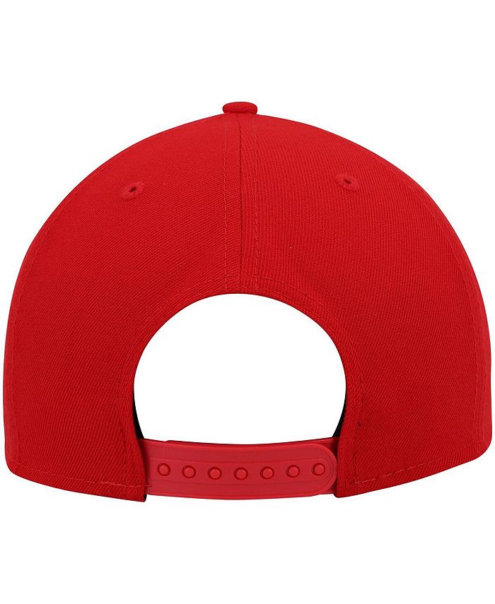 New Era Men's Red Philadelphia Phillies Primary Logo 9FIFTY Snapback ...