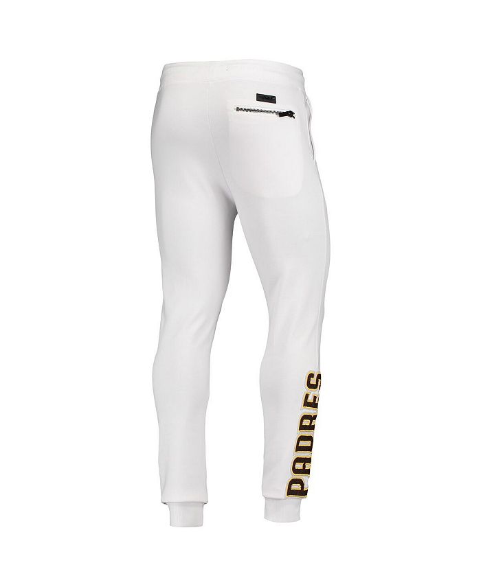 Pro Standard Men's White San Diego Padres Team Logo Jogger Pants - Macy's