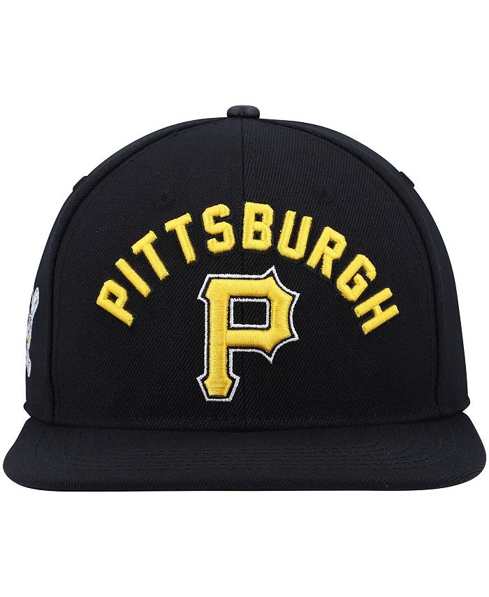 Pro Standard Men's Black Pittsburgh Pirates Stacked Logo Snapback Hat ...