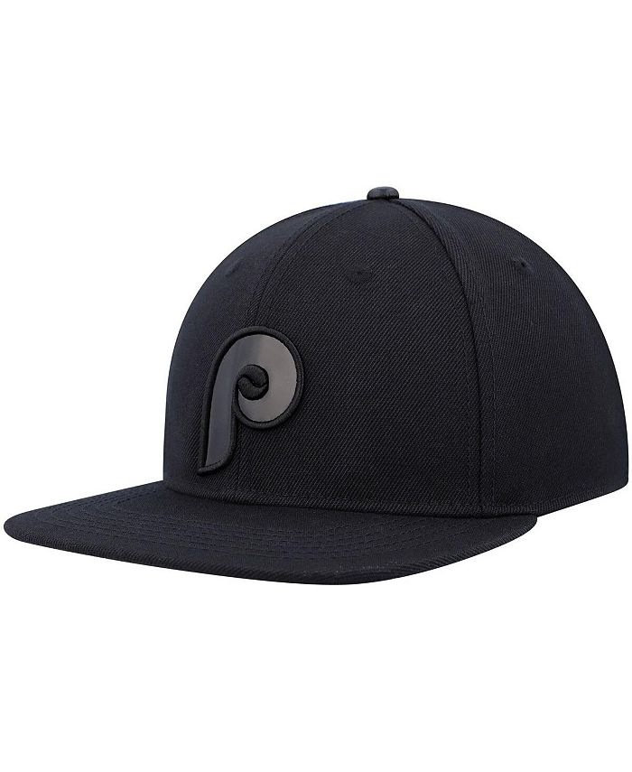 Pro Standard Men's Black Philadelphia Phillies Triple Black Wool ...