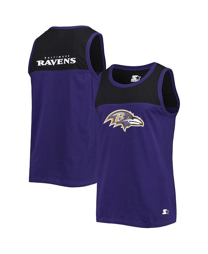 Starter Men's Purple, Black Baltimore Ravens Team Touchdown Fashion ...
