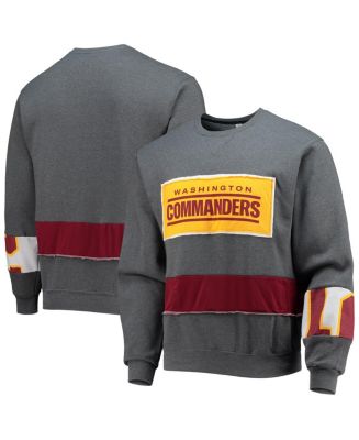 Refried Apparel Men's Gray Washington Commanders Pullover Sweatshirt ...