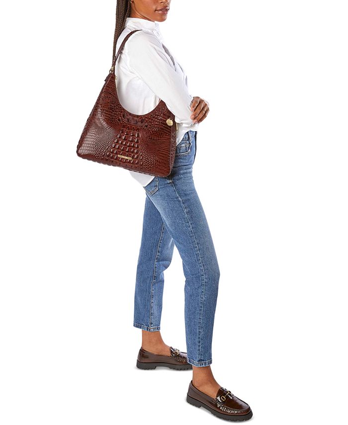 Brahmin Tabitha Edgewood Embossed Leather Shoulder Bag - Macy's