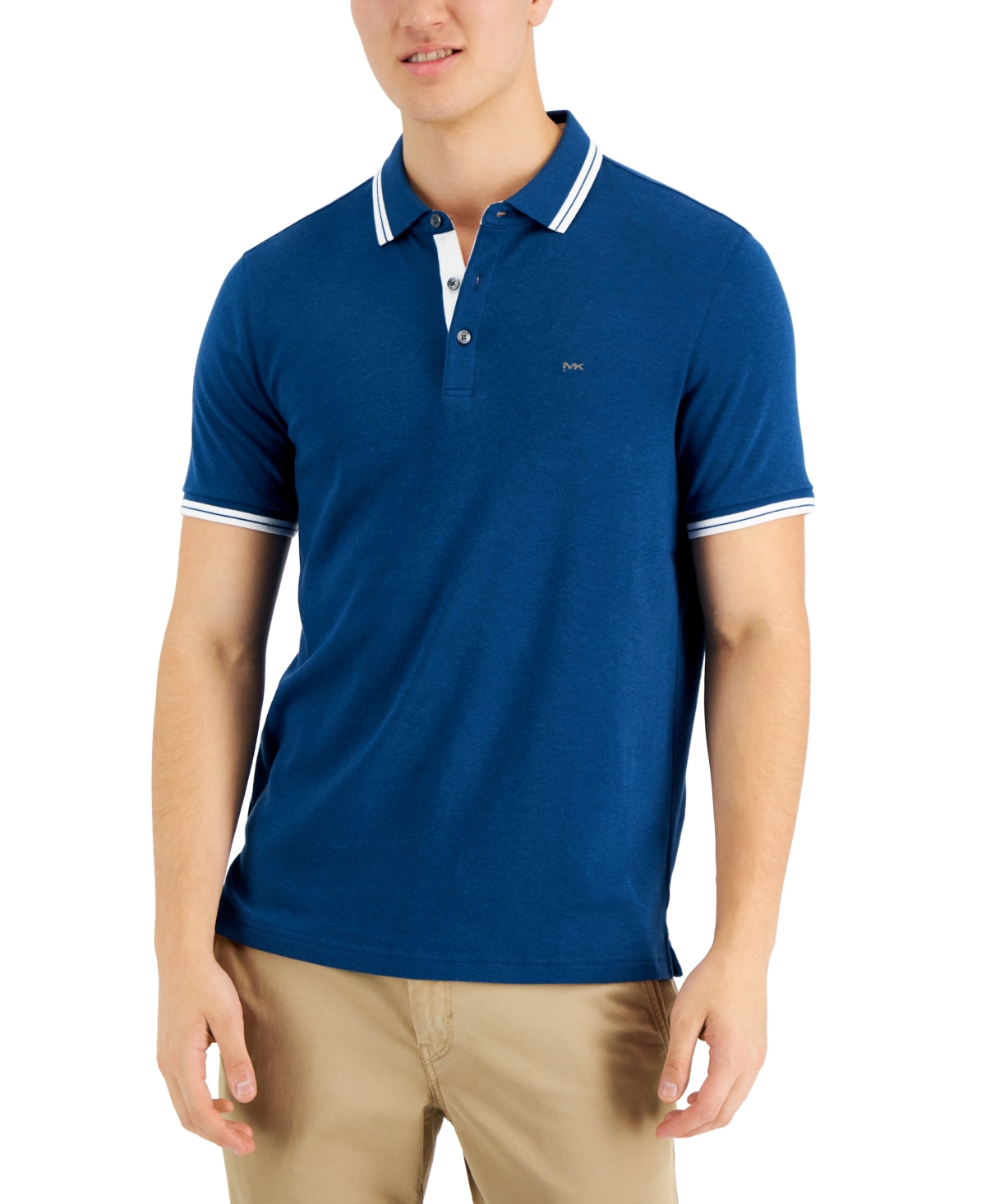 Click here for Michael Kors Mens Greenwich Polo Shirt - River Blu... prices