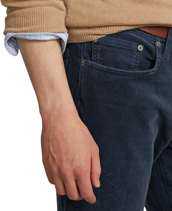 Polo Ralph Lauren Men's Varick Slim Straight Corduroy Pants - Macy's