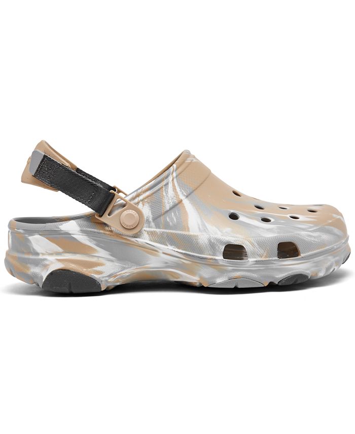 Crocs Men's Classic All-Terrain Marble Clogs from Finish Line - Macy's