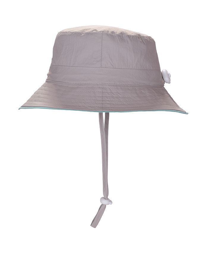 Babiators Grey Sun Hat With Aqua Trim - Macy's