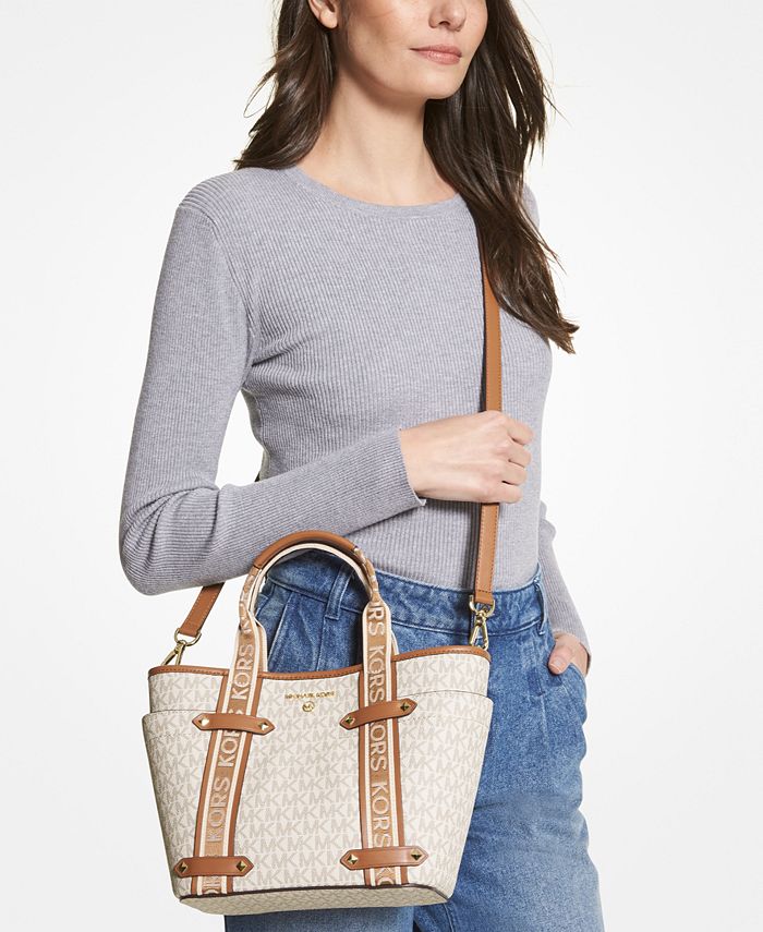 Michael Kors Logo Maeve Convertible Open Tote & Reviews - Handbags ...