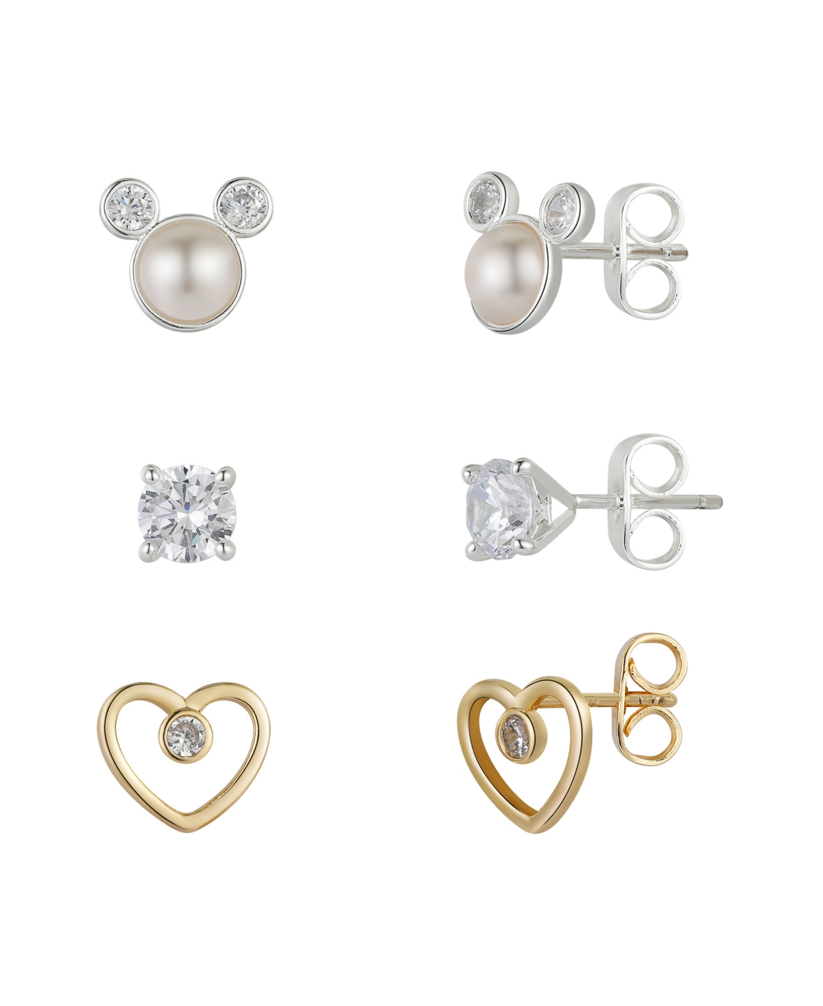 Click here for Disney Cubic Zirconia Mickey Mouse Earring in 14K... prices