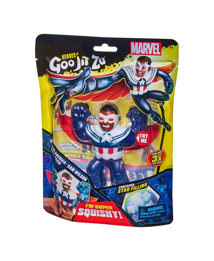 Heroes of Goo Jit Zu Marvel Hero Toy-Captain America-Sam Wilson - Macy's